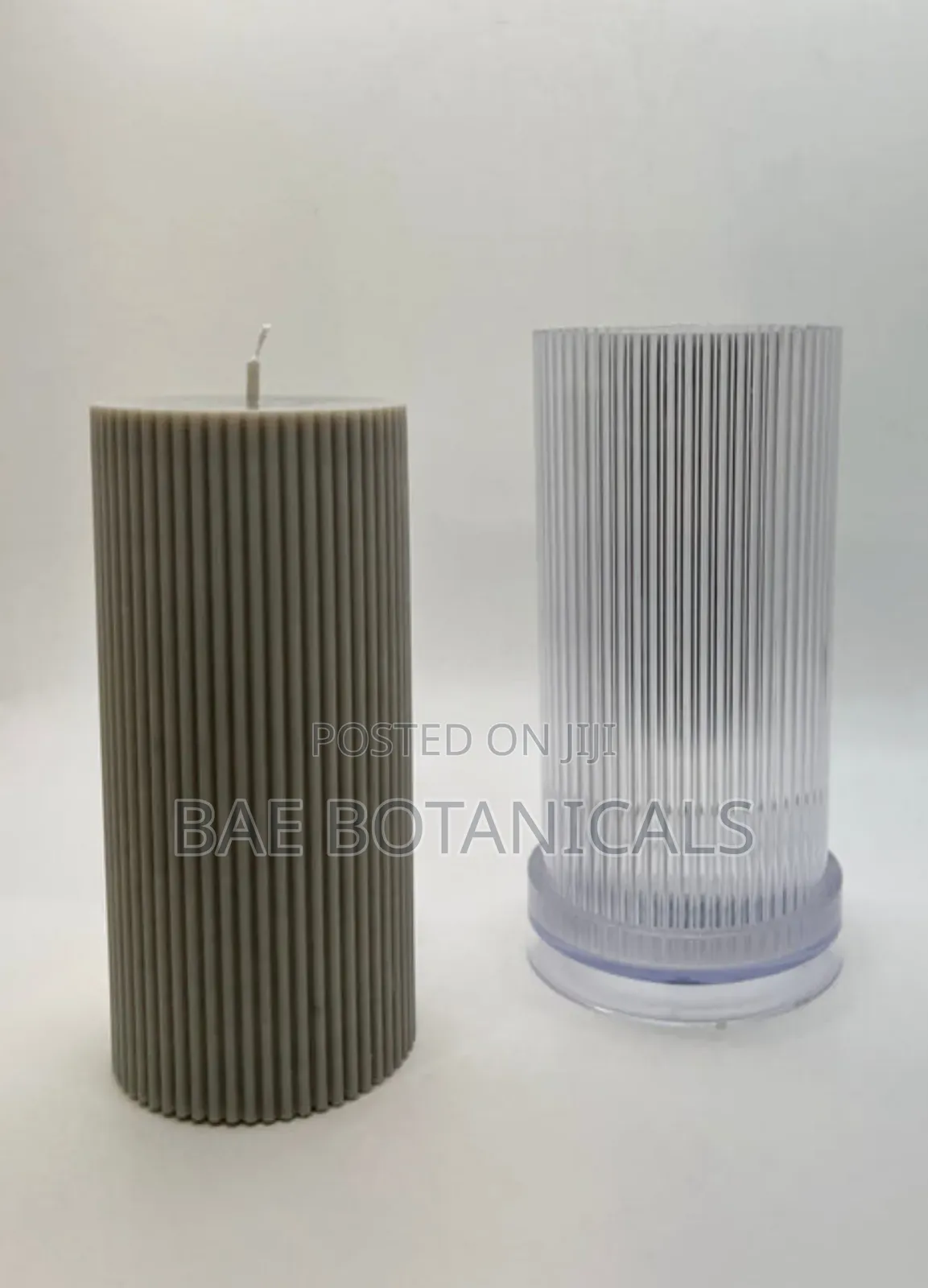 Ribbed Pillar Candle Acrylic Mold in Lapaz - Manufacturing Materials ...