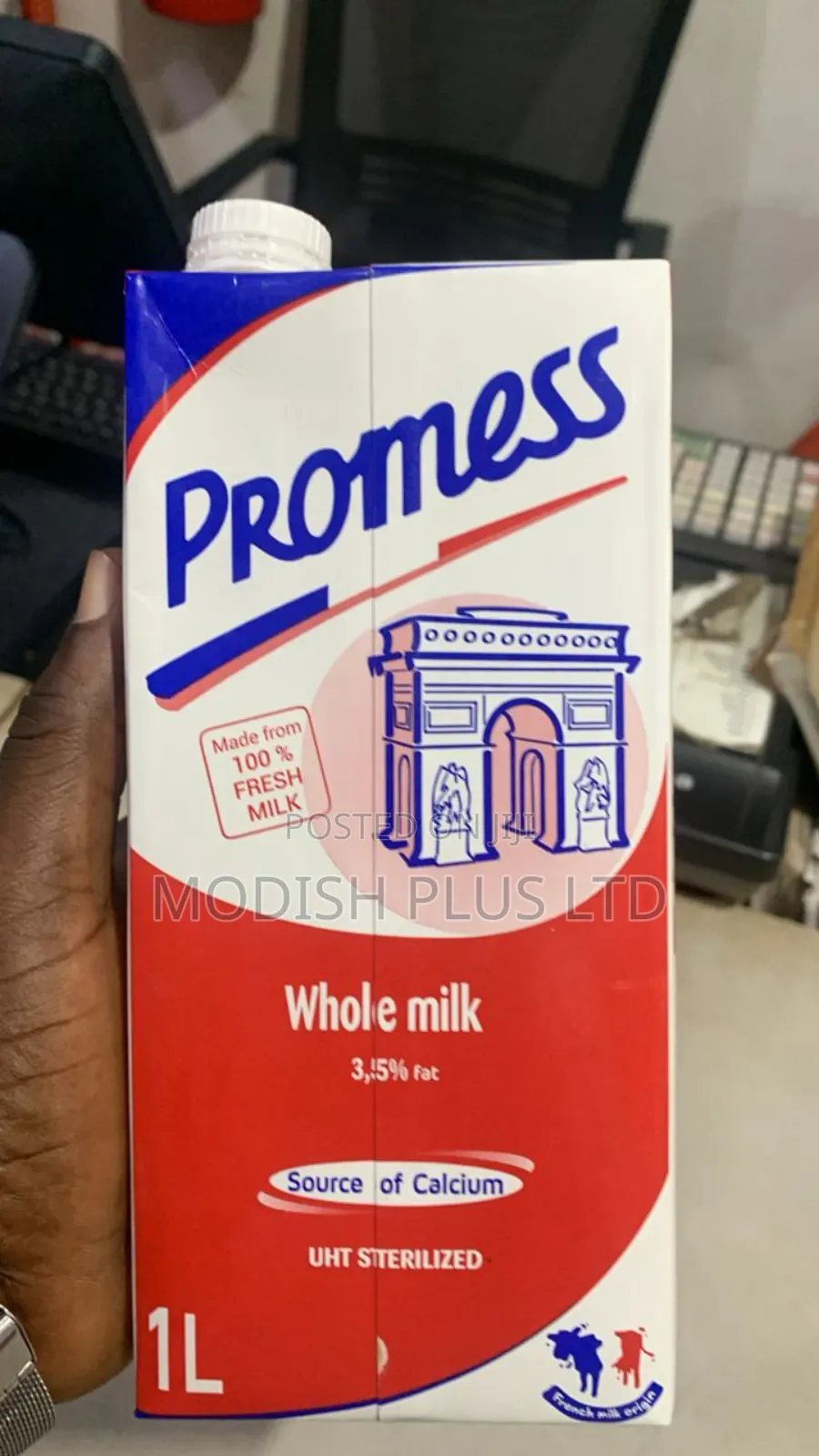 Promess Whole Milk 1l in East Legon - Food & Beverages, Modish Plus ...
