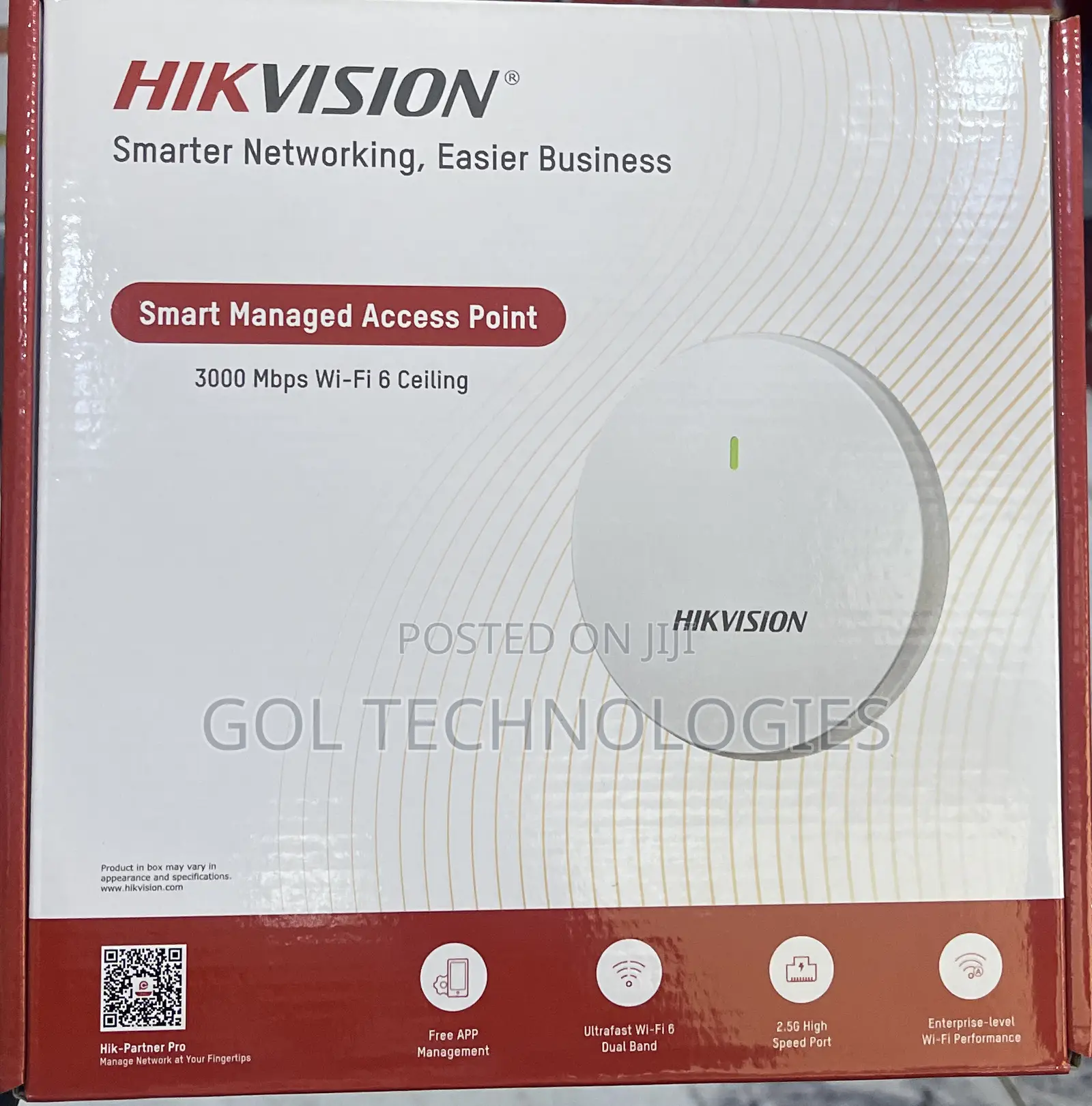 Hikvision Wireless Access Point U6 or Wifi 6 Ds-3wap622e-Si in Tesano ...