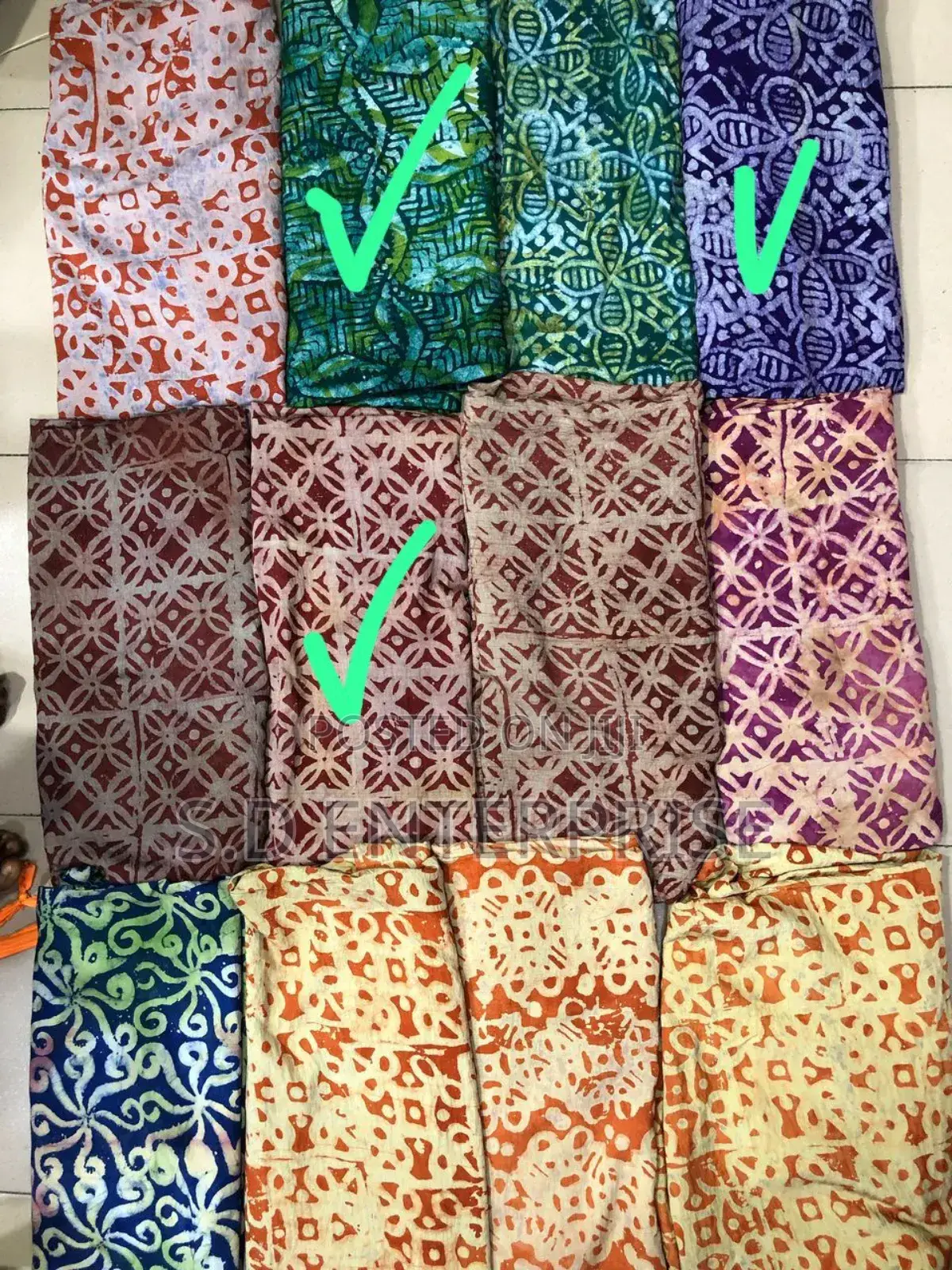 Adire Crepe Fabrics for sale - S.D ENTERPRISE Price: GH₵ 180 on Jiji ...