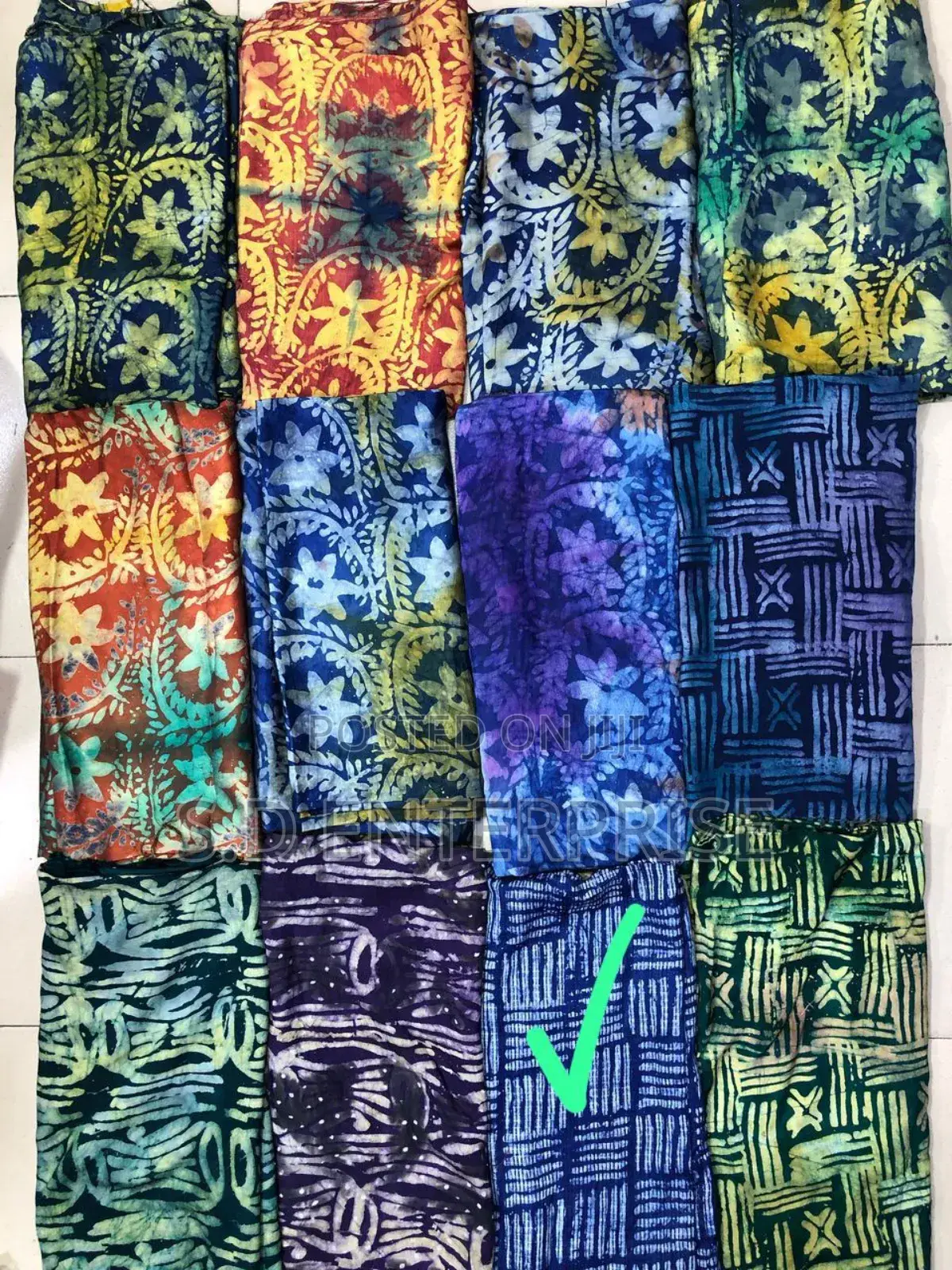 Adire Crepe Fabrics for sale - S.D ENTERPRISE Price: GH₵ 180 on Jiji ...