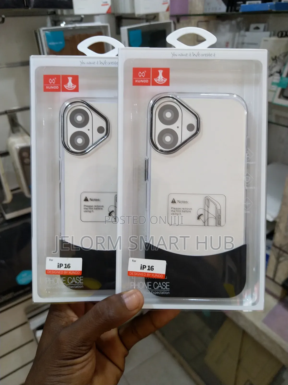 iPhone 16 /16 Plus Transparent Half Case in Circle - Accessories for ...