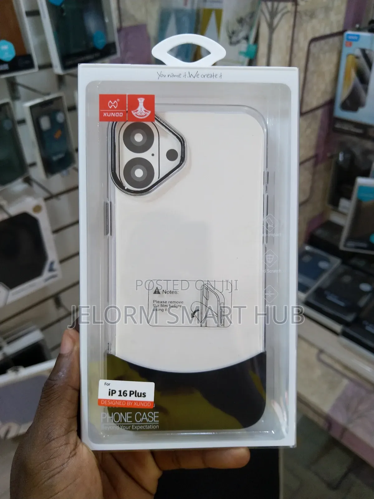 iPhone 16 /16 Plus Transparent Half Case in Circle - Accessories for ...