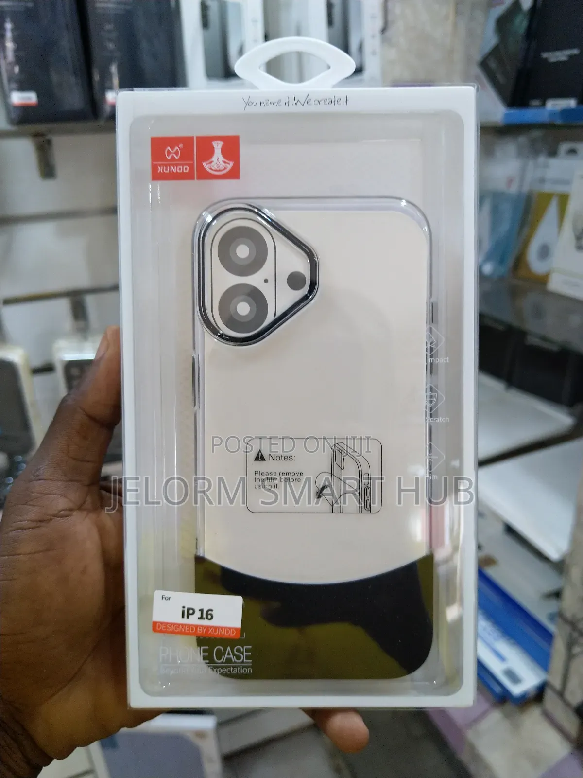 iPhone 16 /16 Plus Transparent Half Case in Circle - Accessories for ...