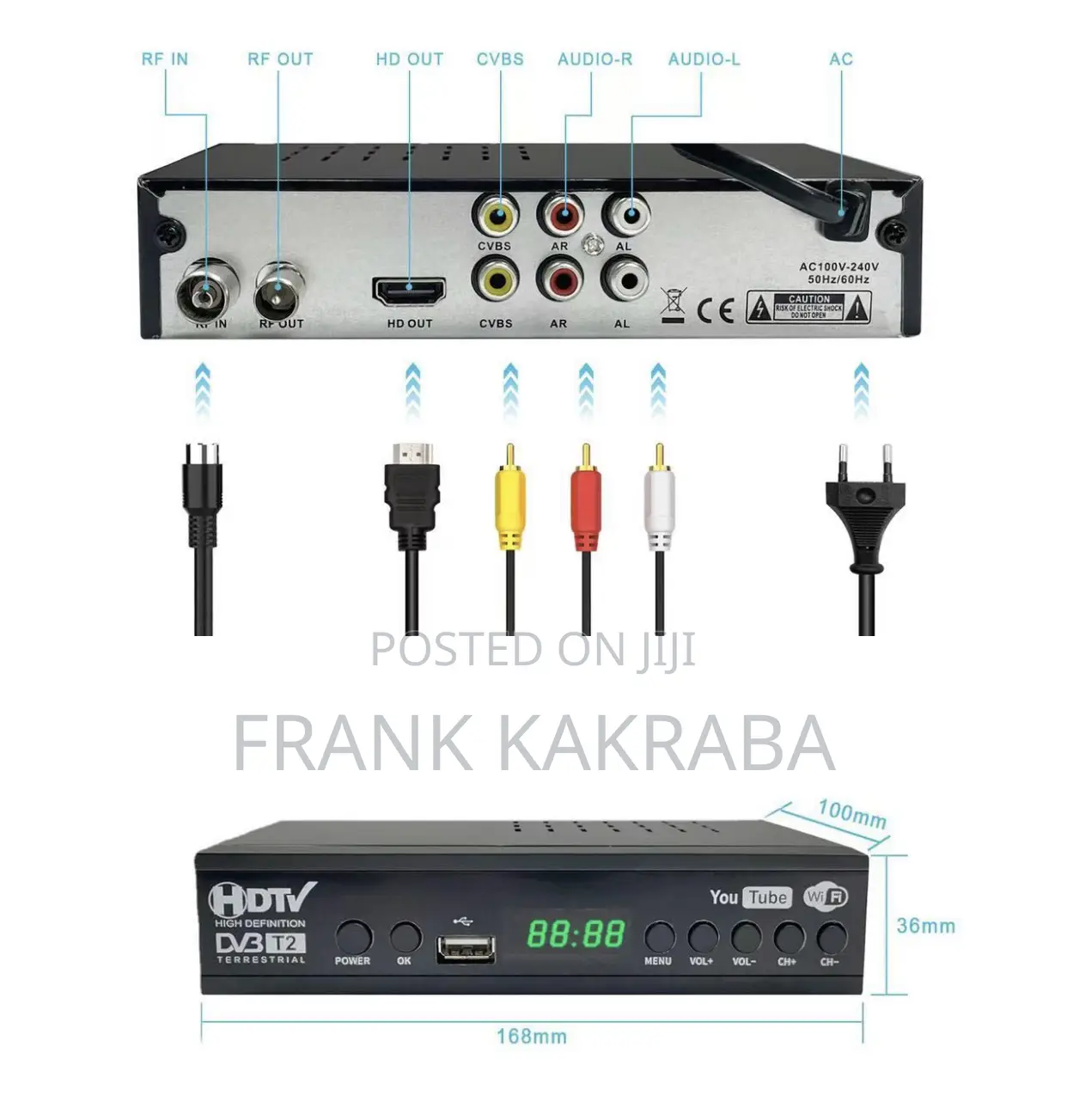 Decoder Set Up Box DVB-T2 Hd in Spintex - TV & DVD Equipment, Frank Kakraba | Jiji.com.gh
