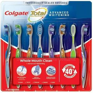 Colgate Total Whole Mouth Health Advanced Whitening 8 Pack in Airport ...
