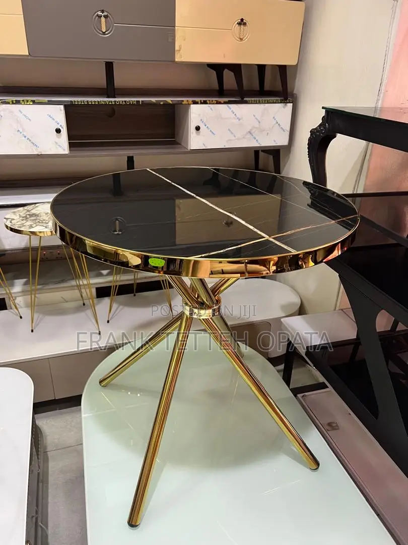 Modern Gold Round Table in Accra Metropolitan - Furniture, Frank Tetteh ...