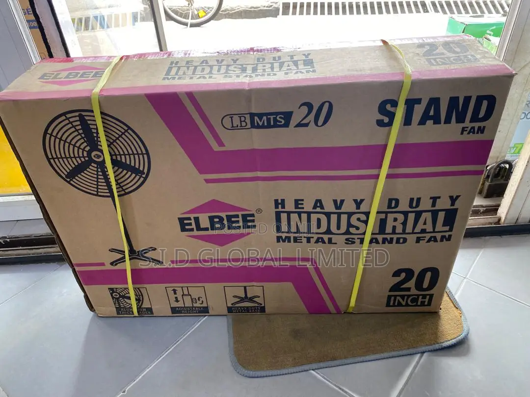 Elbee 20" Stand Fan Big on Cooling, Big on Style in Accra New Town ...