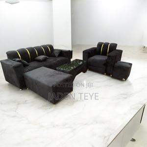 Black Swade Fabric 3 and Single Set in Achimota - Furniture, Jaden Teye ...