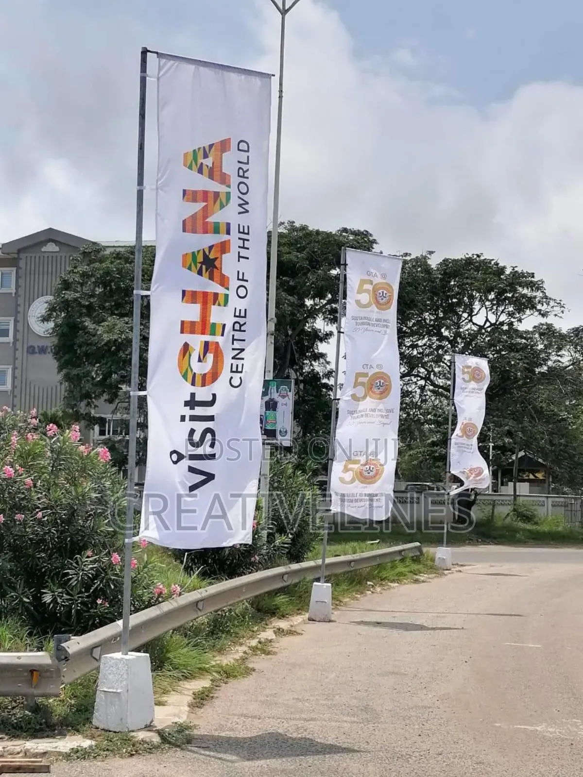 Long Pole Flags in Accra Metropolitan - Printing Services, Creative Lines | Jiji.com.gh