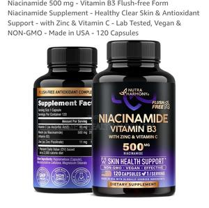 Niacinamide 500 Mg - Vitamin B3 Flush-Free Form Niacinamide in Accra ...