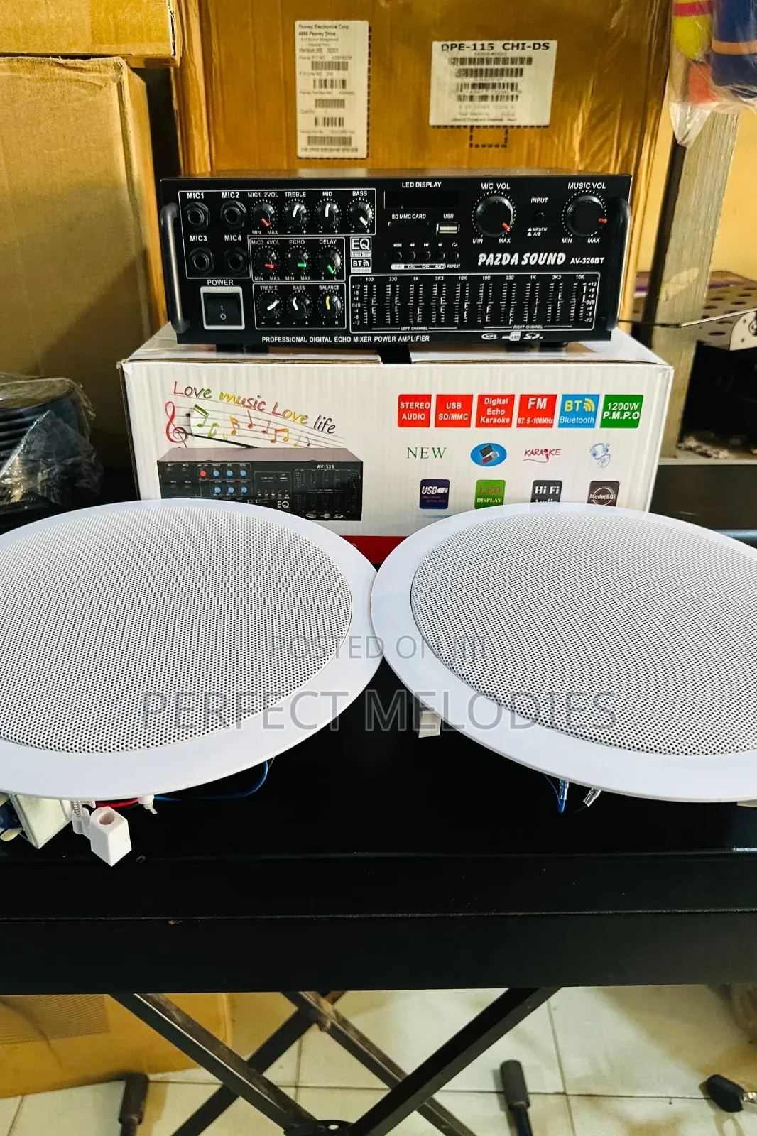 Ceiling Speaker and Amplifier Set - 2pcs in Accra Metropolitan - Audio ...