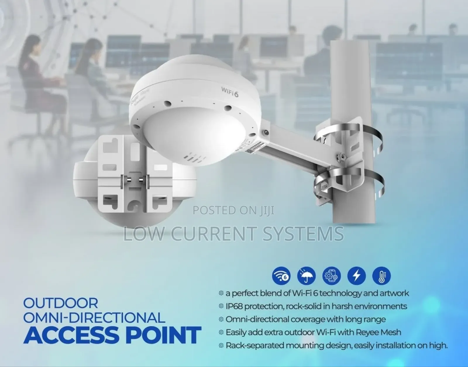 Omni Directional Outdoor Ap Access Point Ax1800 Wifi6 Dual B in Spintex ...