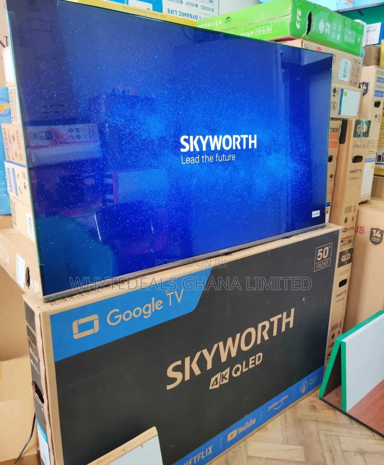 Skyworth 50" Android Smart Uhd Voice-Control Led Tv 2025 in Accra ...