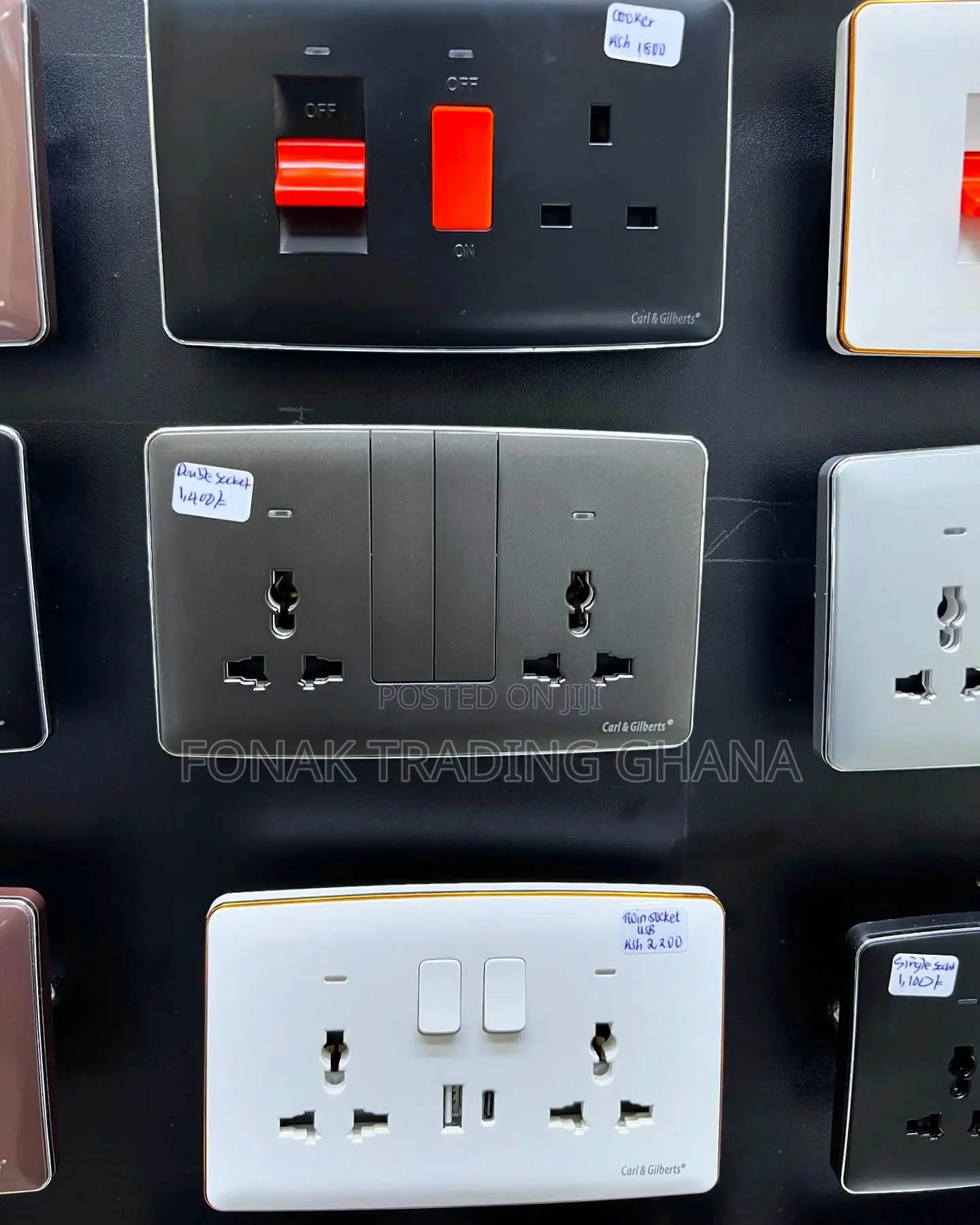 Black Switches- Gold Sockets in Accra Metropolitan - Electrical ...