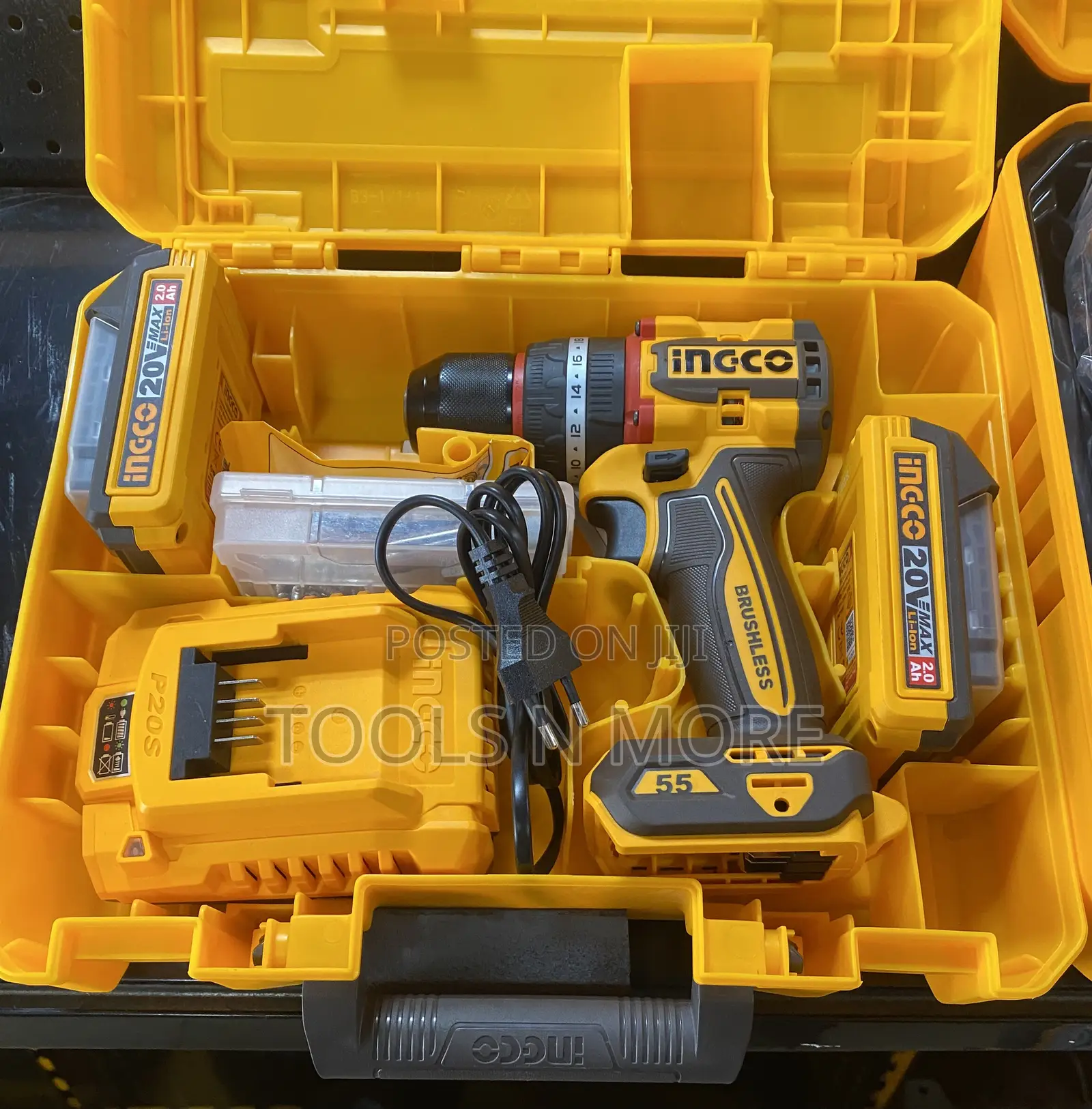 Ingco 20v Compact Cordless Impact Drill (Brushless) 55nm in Accra ...