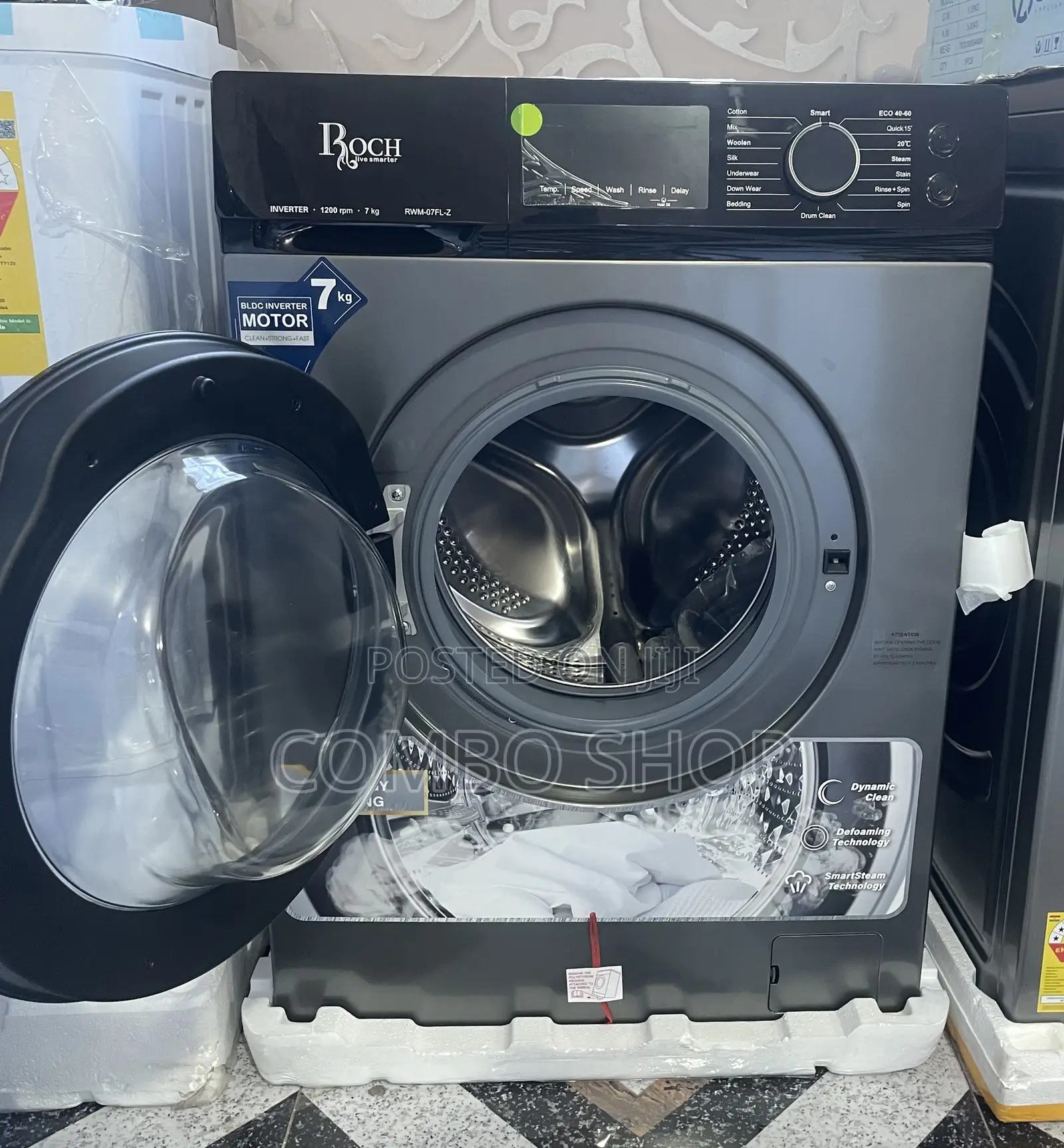 Roch Fully Automatic Washing Machine 7kg-Front Load in Accra ...