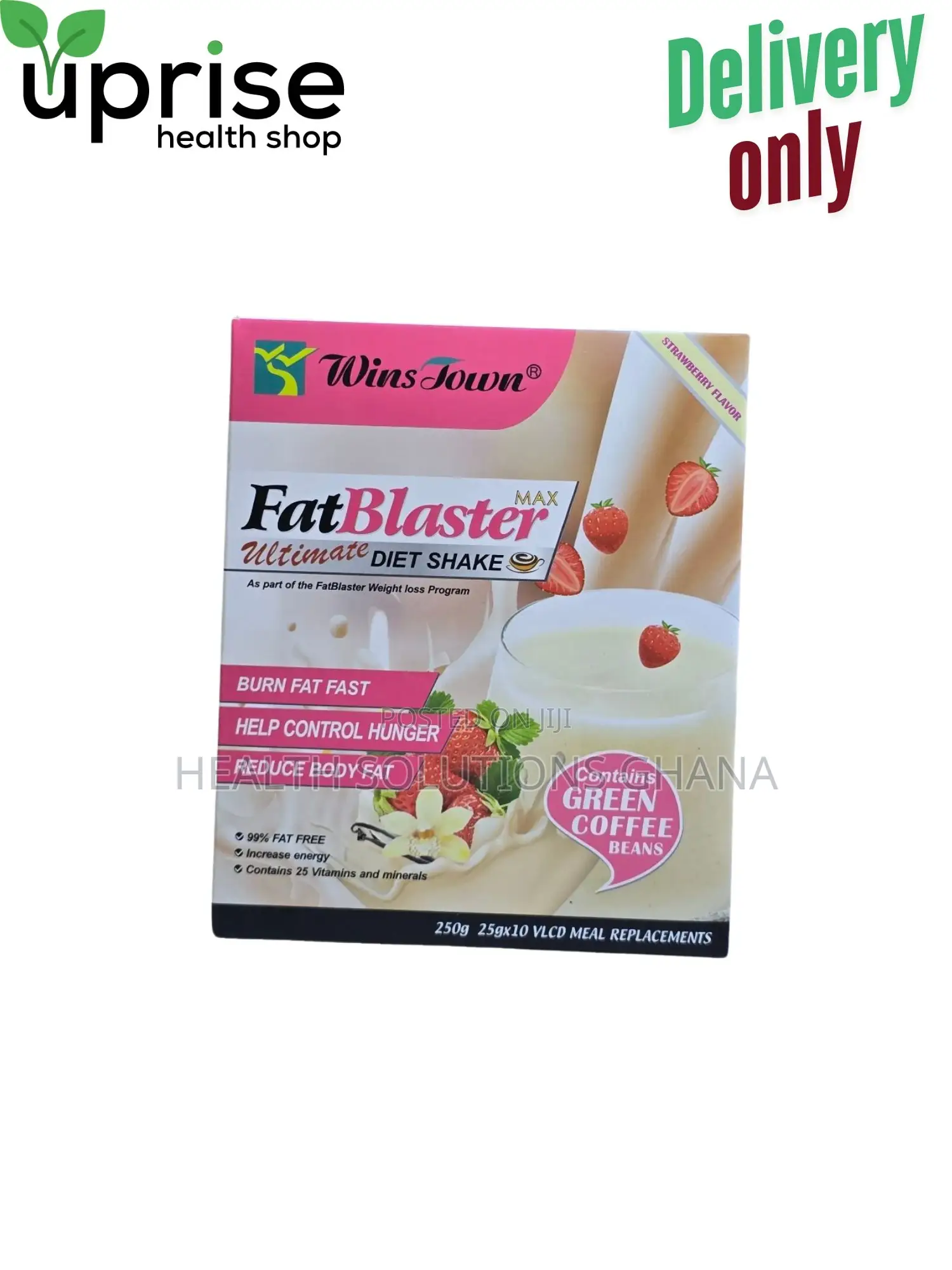 Wins Town Fat Buster Ultimate Diet Shake (Strawberry) – 250g in Accra ...