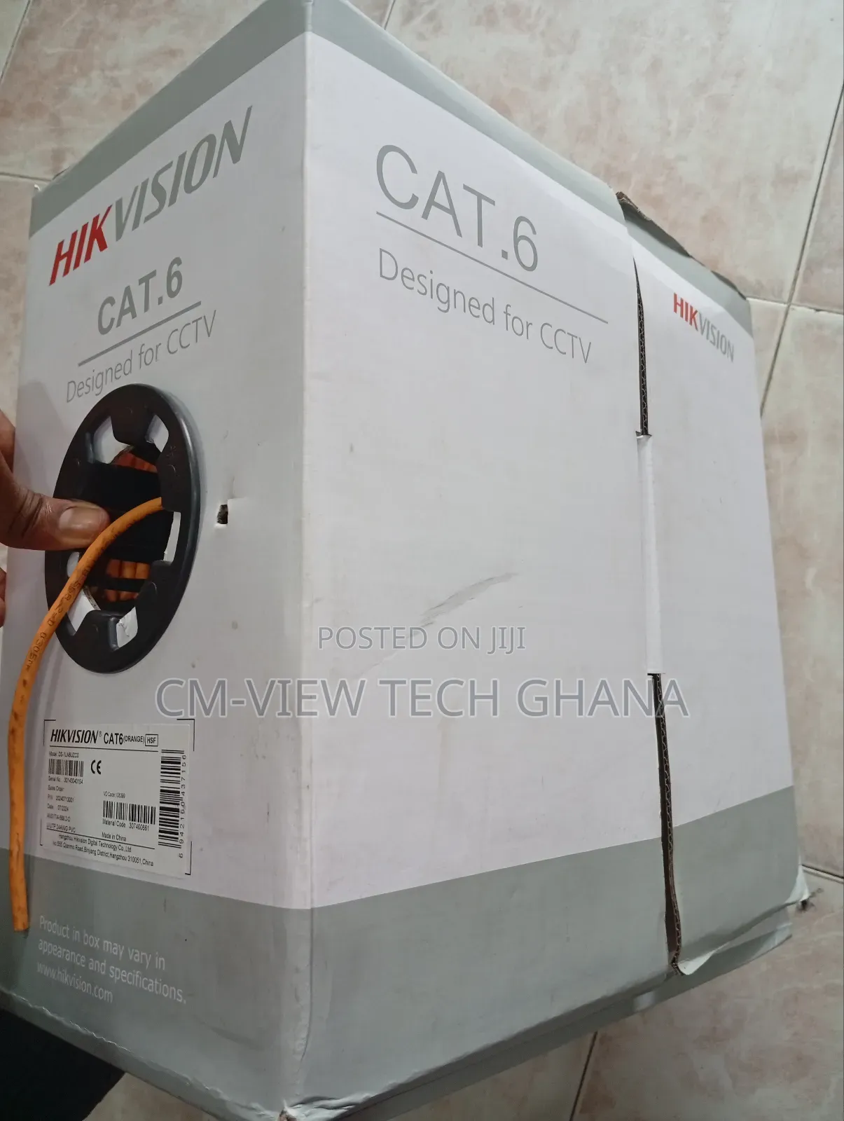 Full Copper 305m Cat6 Cable Hikvision in Circle - Networking Products ...