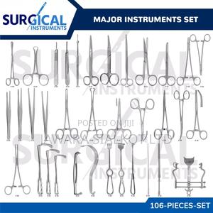 Major General Surgery Set 106 PCS Stainless Steel (Standard Pack) in ...