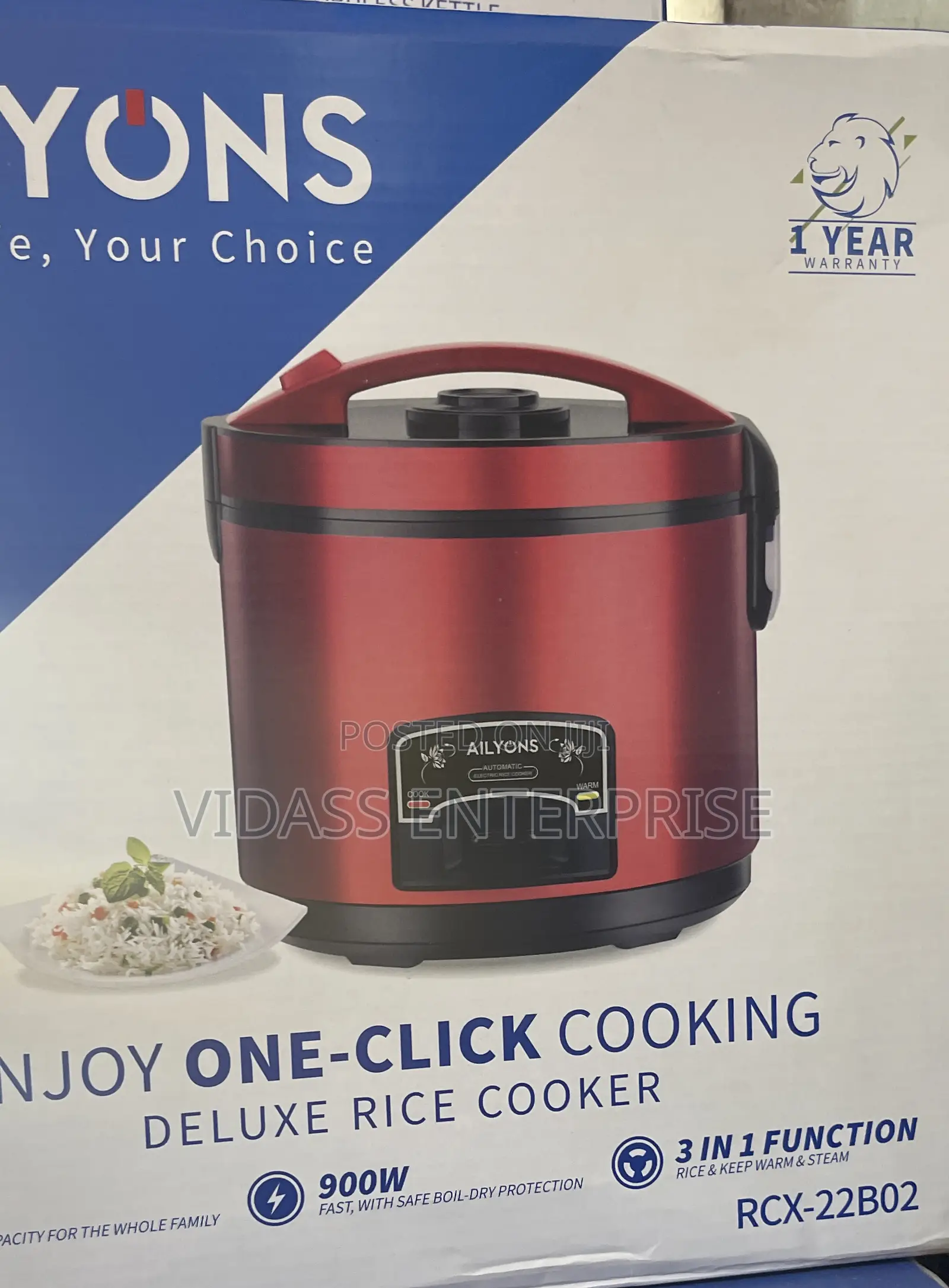 Ailyons 2.2l Rice Cooker in Lapaz - Kitchen Appliances, Afia Konadu ...
