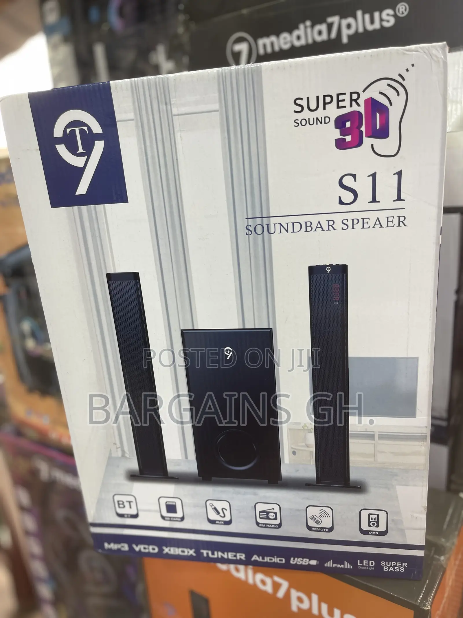 T9 Convertible Sound System and Soundbar (2in1) in Circle - Audio ...