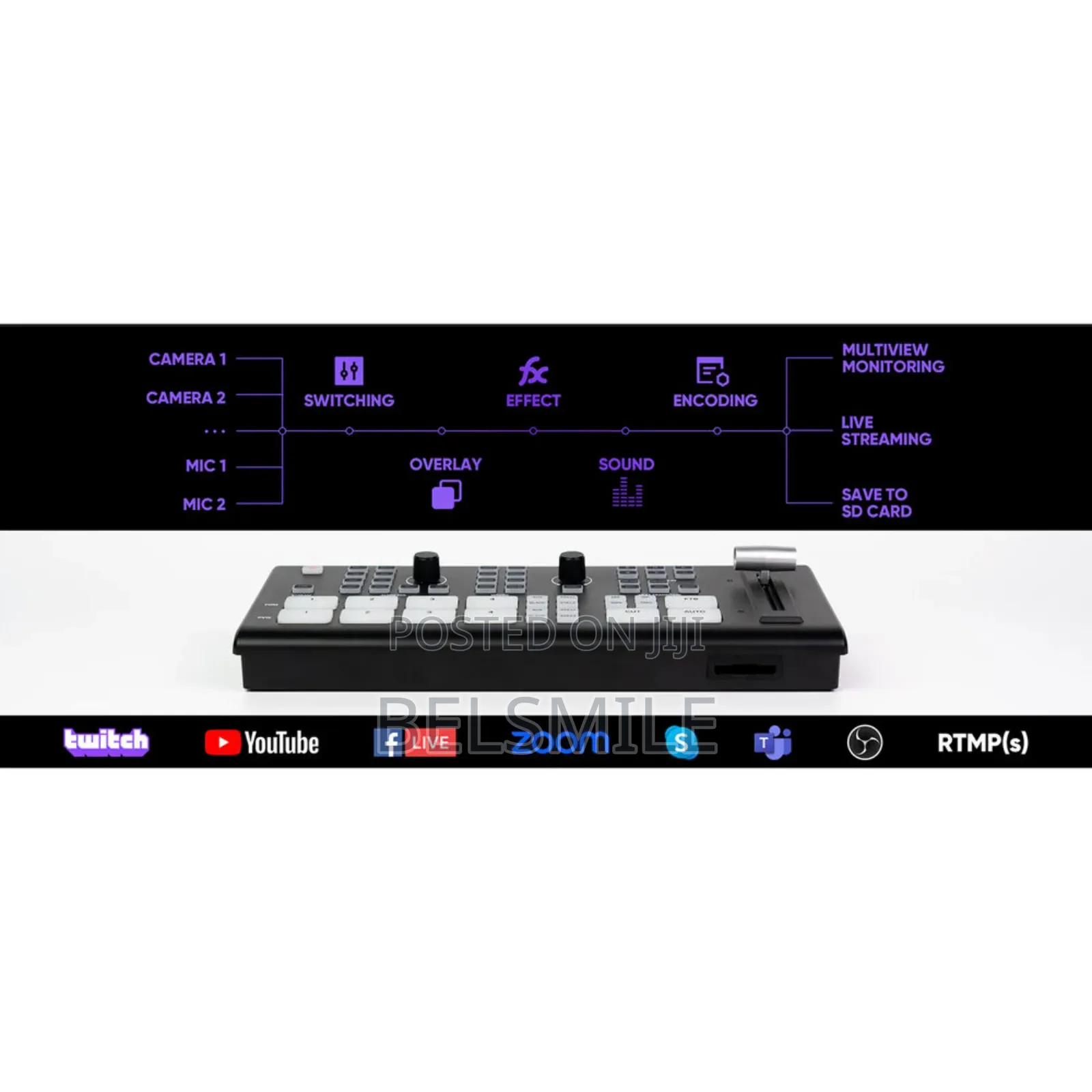 Osee Gostream Deck Hdmi/Usb Live Streaming Video Switcher in Ofankor ...