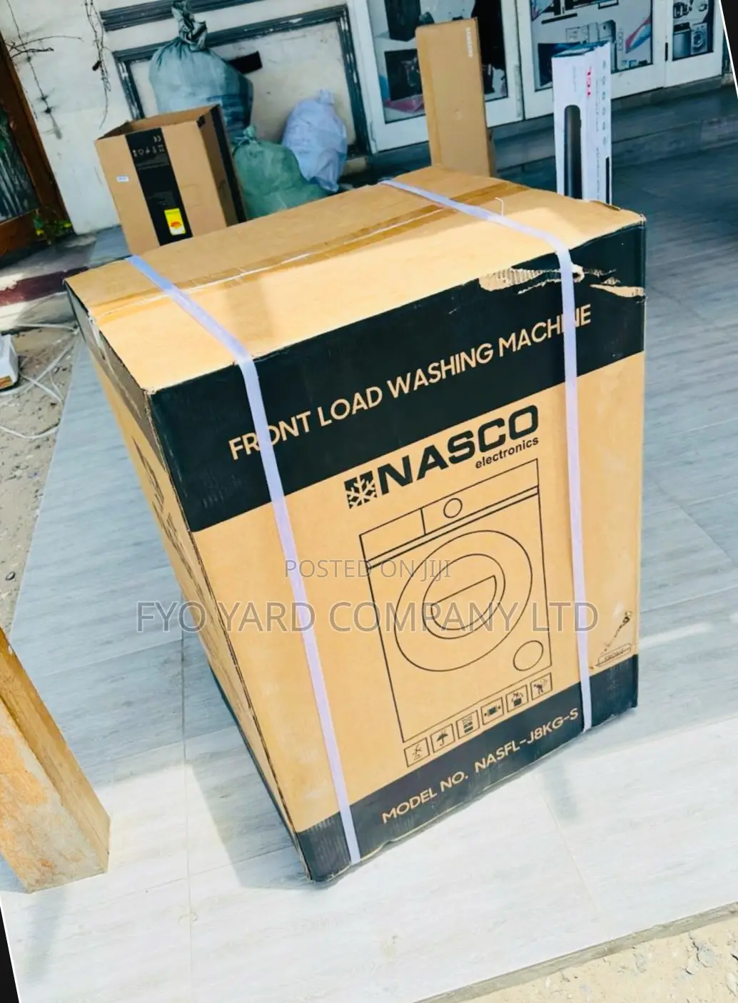 High Speed Washing Nasco Front Load 8kg Full Auto Machine in Accra ...