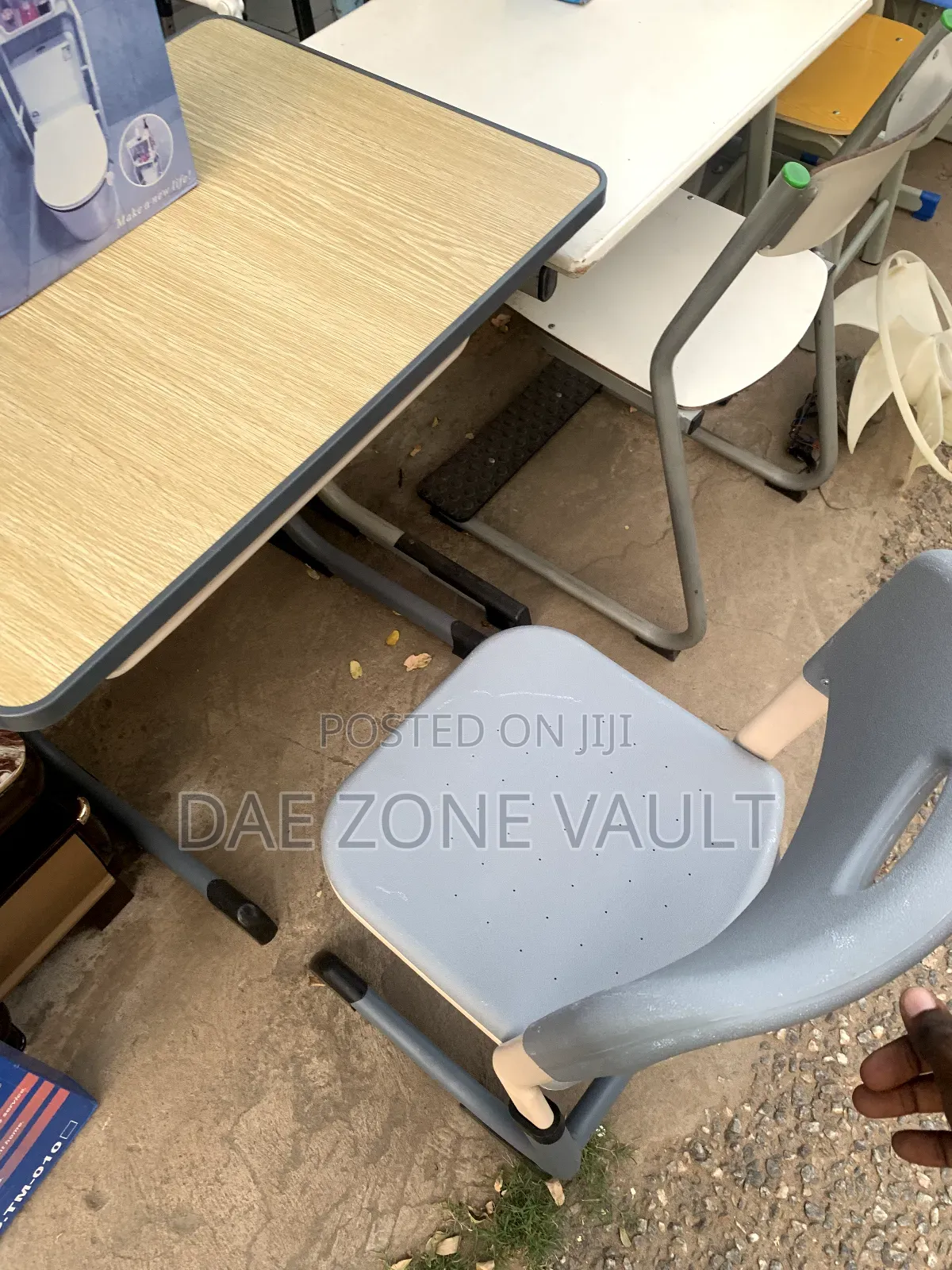 Classroom Height Adjustable Modern Student Desk Set in Accra ...