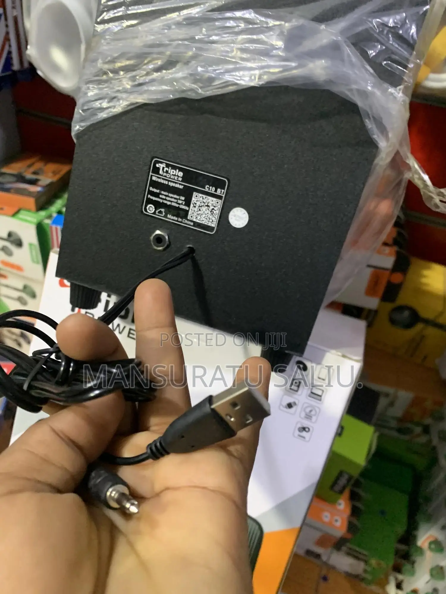 Triple Power Multimedia Speaker Led Display C10 in Circle - Audio ...