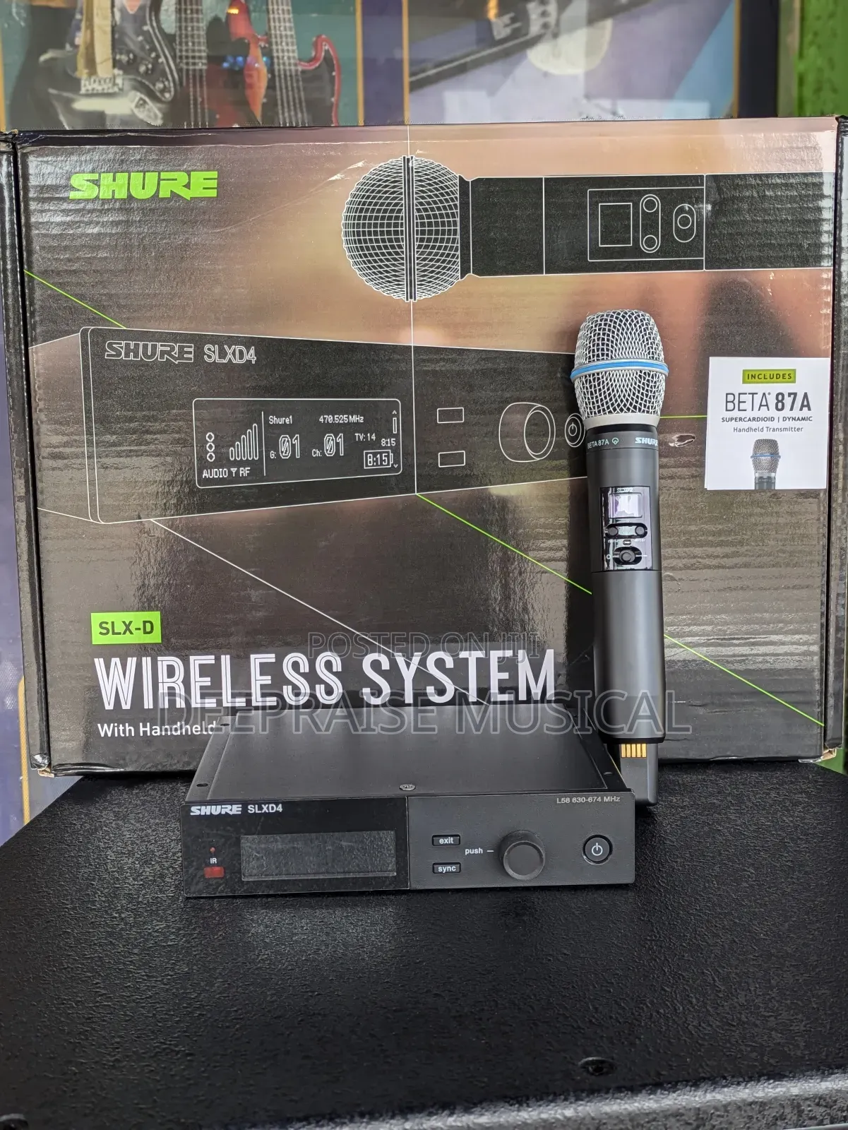 Shure Slxd4 Single Cordless Microphone in Accra Metropolitan - Audio & Music Equipment, Diana ...