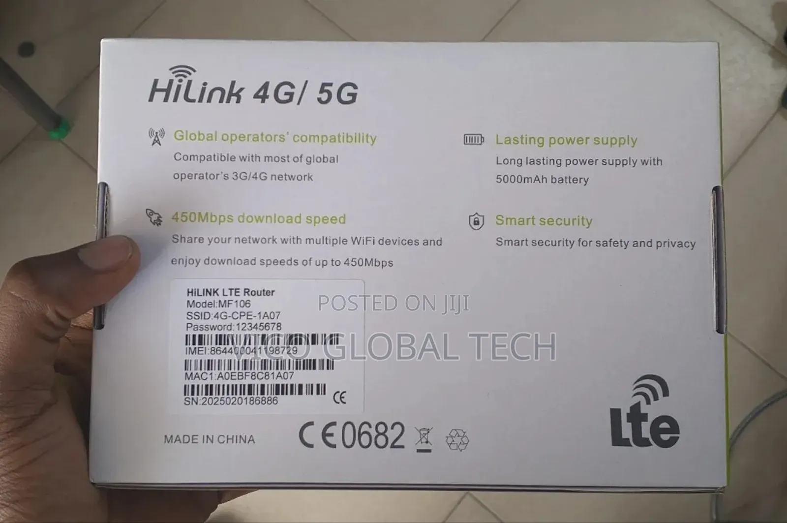 Hilink 4g/5g Router for sale - Vico Global Tech Price: GH₵ 350 on Jiji ...
