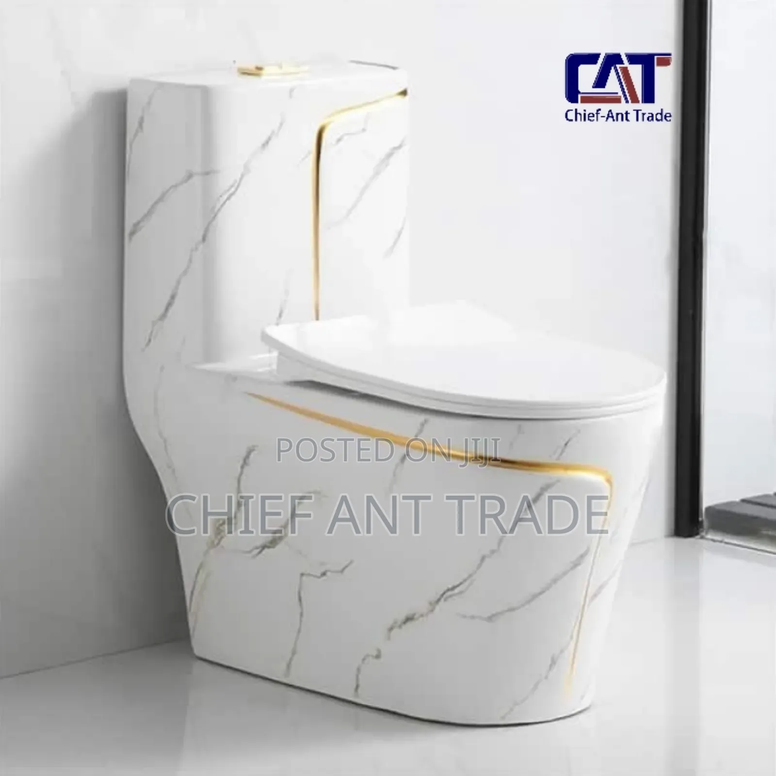 Toilet Seat Wc (White Gold Flower) 1242 in Accra Metropolitan ...