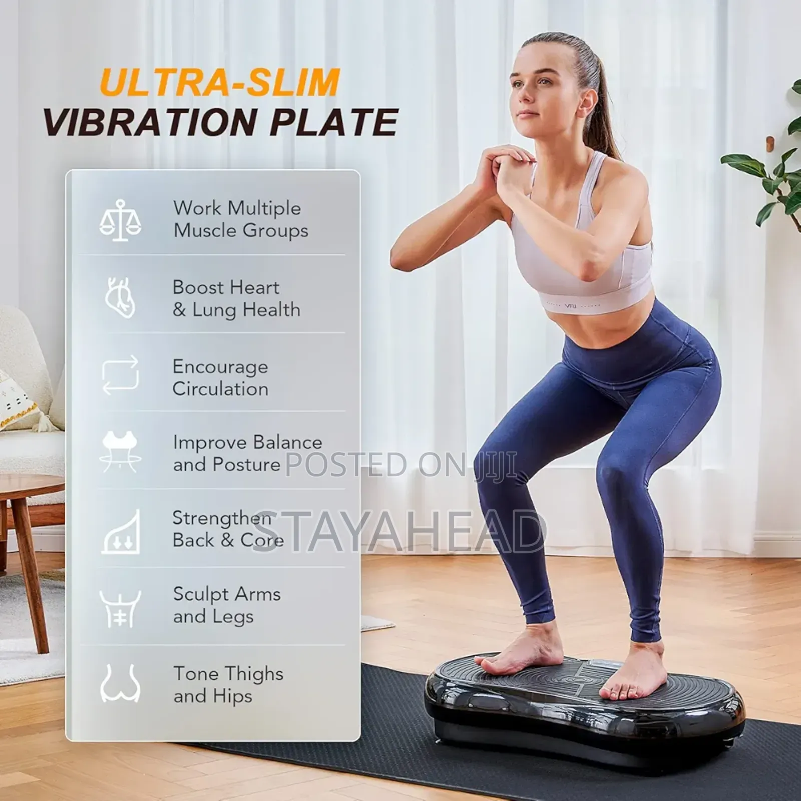 Squarevibro Maxi Vibration Plate | 99 Speed Levels in Accra ...