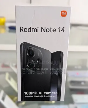 New Xiaomi Redmi Note 14 256 GB Black in Circle - Mobile Phones, Ernest ...