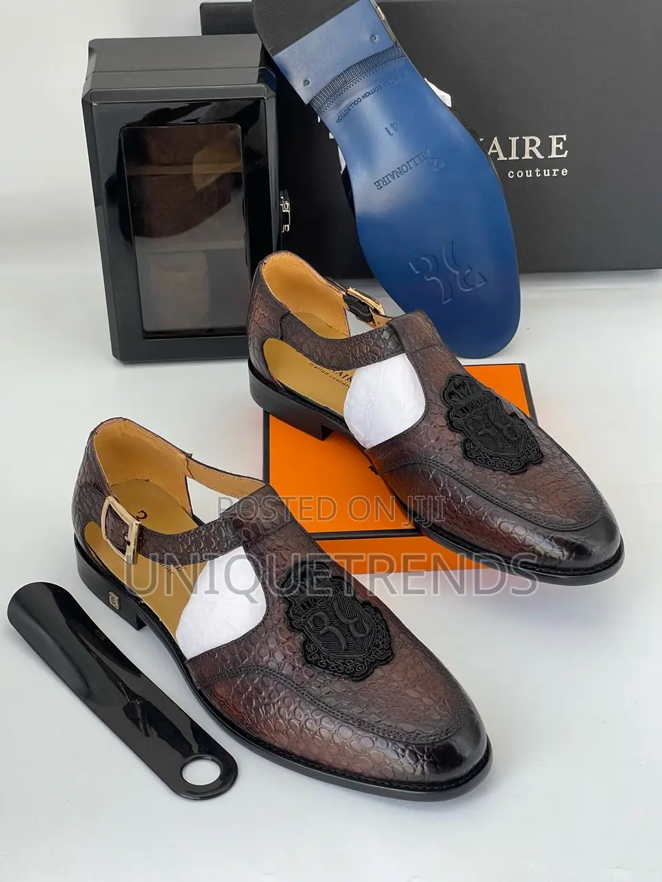 Original Billionaire Leather Shoe Sandals (Coffee) in Accra Metropolitan - Shoes, Unique Trends ...