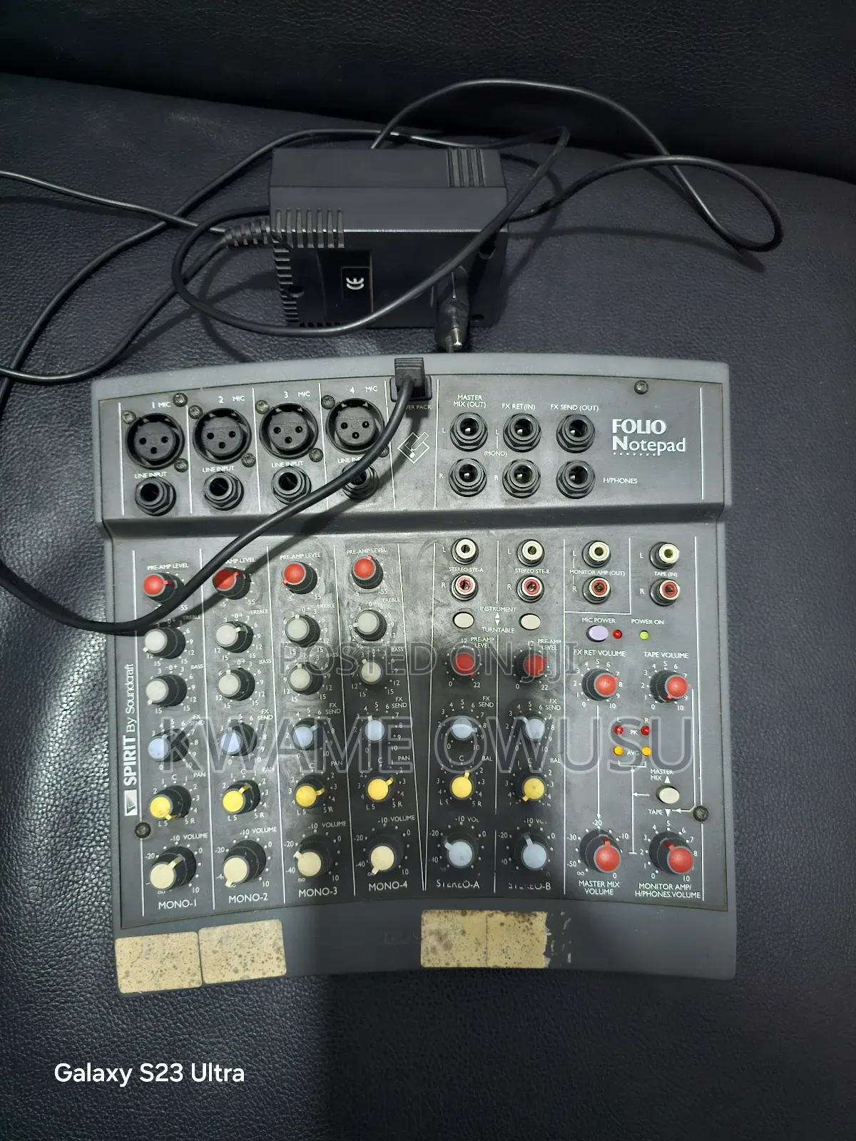 Folio Notepad Audio Mixer in Alajo - Audio & Music Equipment, Kwame Owusu | Jiji.com.gh