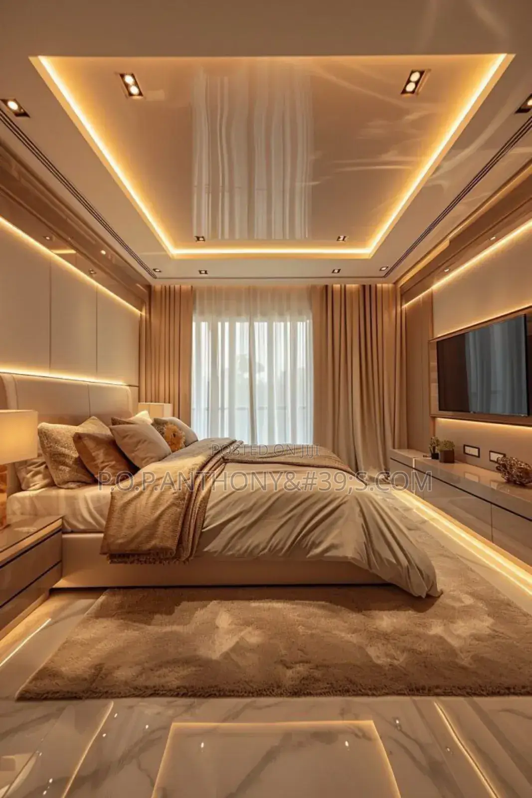 P.O.P Ceiling Design, Tv Stand, Hall Design, Cooping in Tema ...