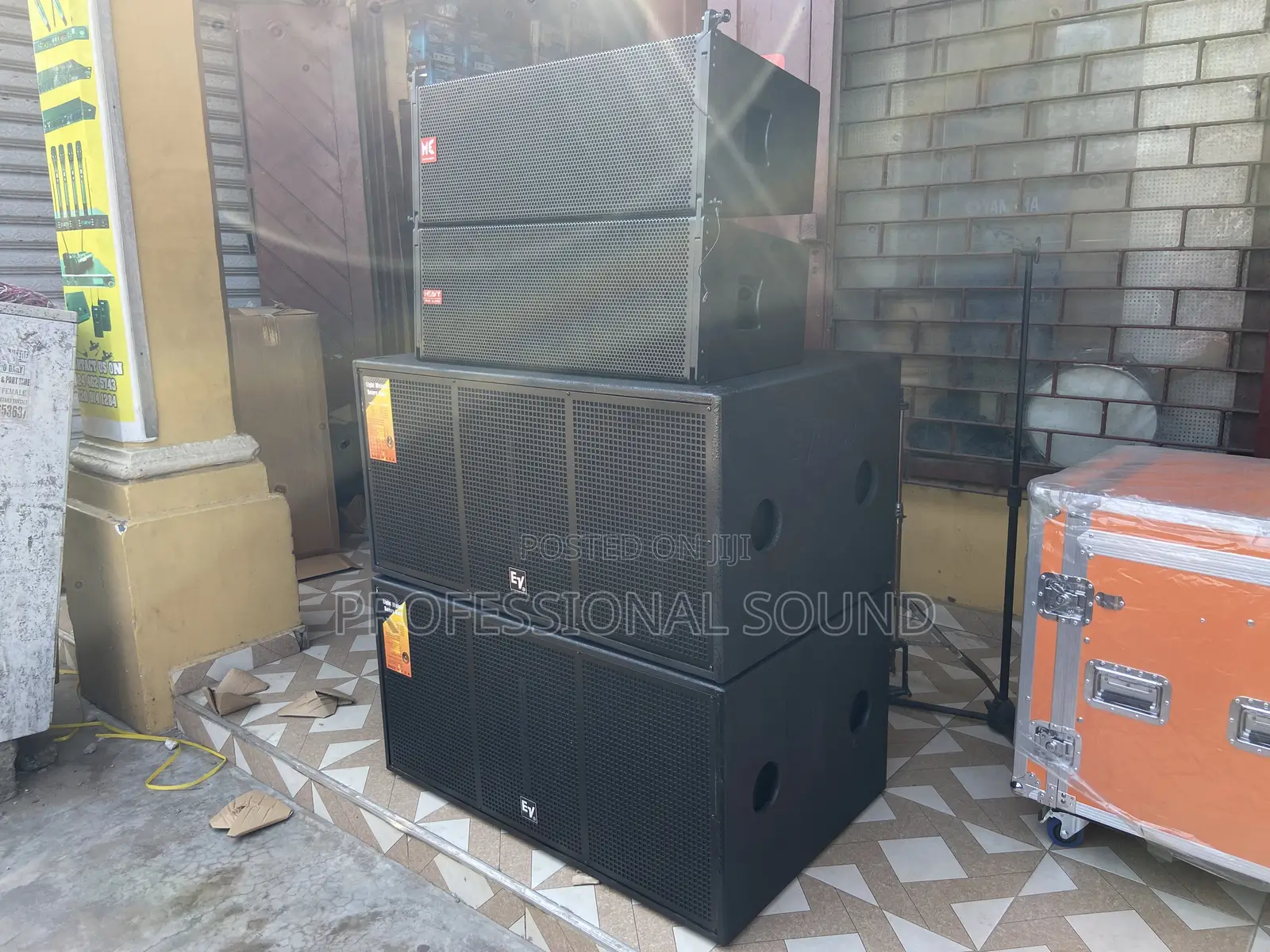 Full Set With Line Array in Accra Metropolitan - Audio & Music Equipment, Emmanuel Gh | Jiji.com.gh