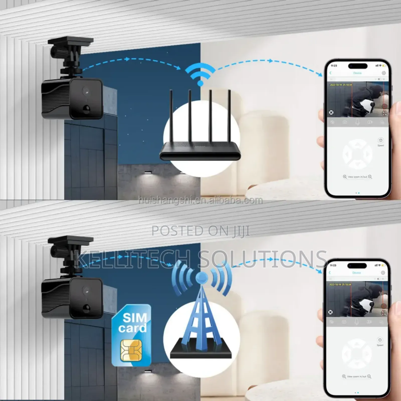 Quality 5mp 4g Sim Mini Cctv Camera. All Networks in Accra Metropolitan ...