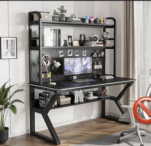 Double Decker Study Table With 2 Shelves and Pegboard. in Accra ...