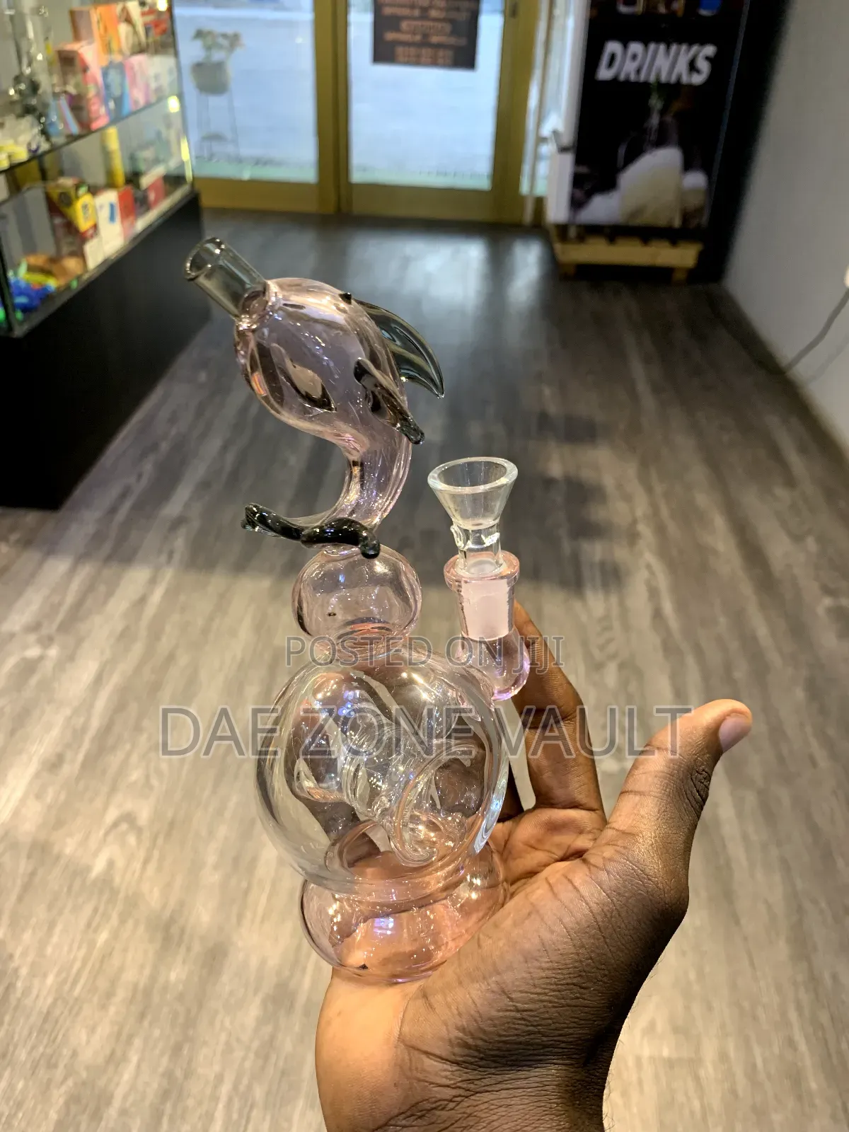 Dolphin Shape Glass Smoking Water Hookah Shisha Pipe Bong in Accra ...