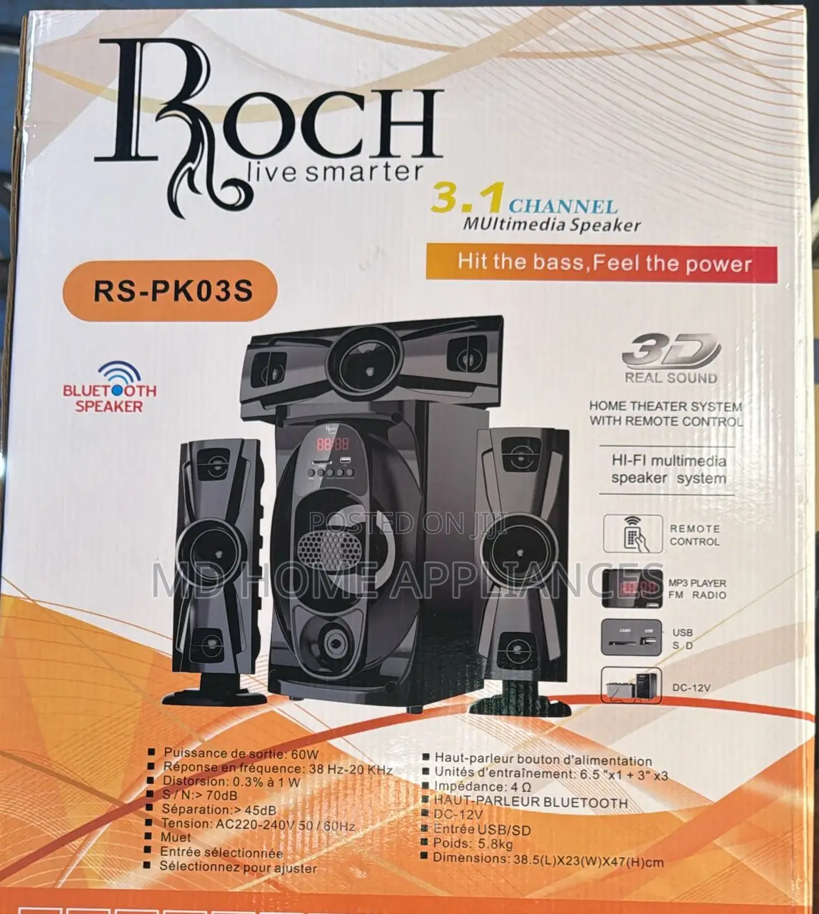 Roch Home Theater System in Accra Metropolitan - Audio & Music ...