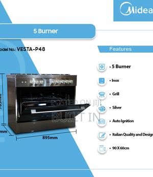 Awesome - Midea 5 Burner-Gas Cooker _Vesta-P48c in Accra Metropolitan ...