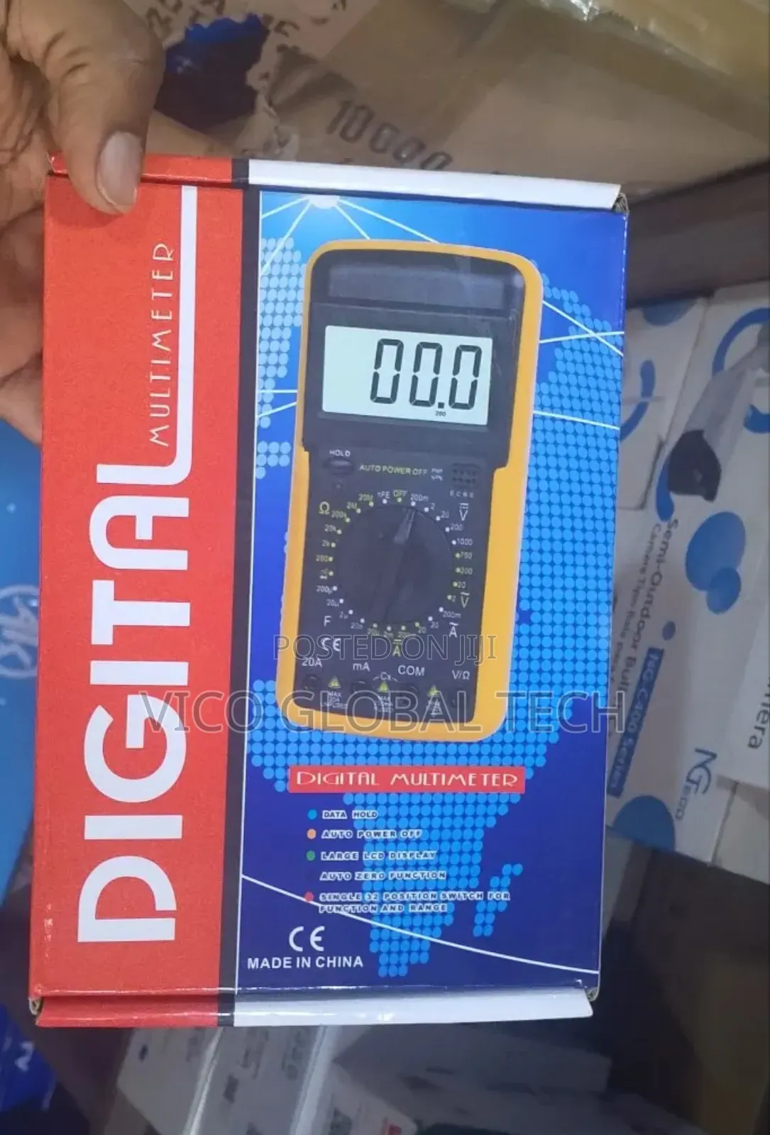 Digital Multimeter in Circle - Measuring & Testing Tools, Vico Global ...