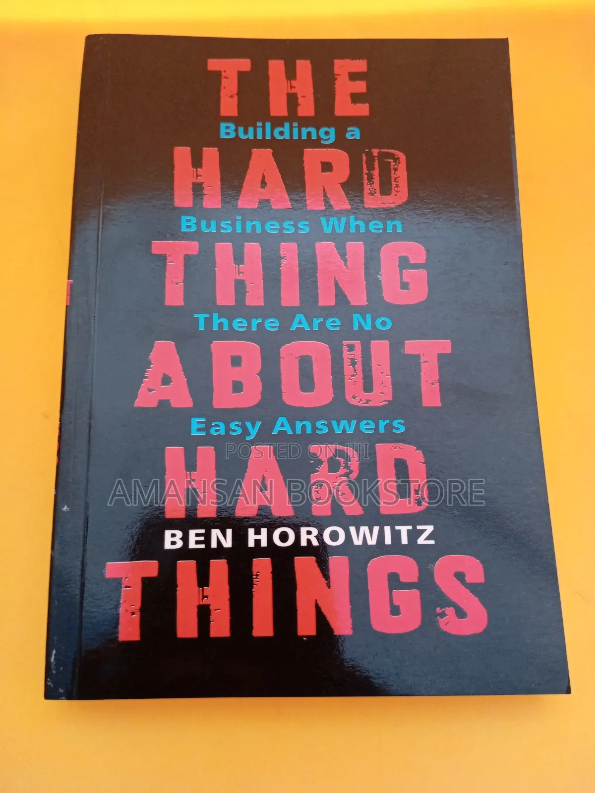 The Hard Thing About Hard Things in Spintex - Books & Table Games ...