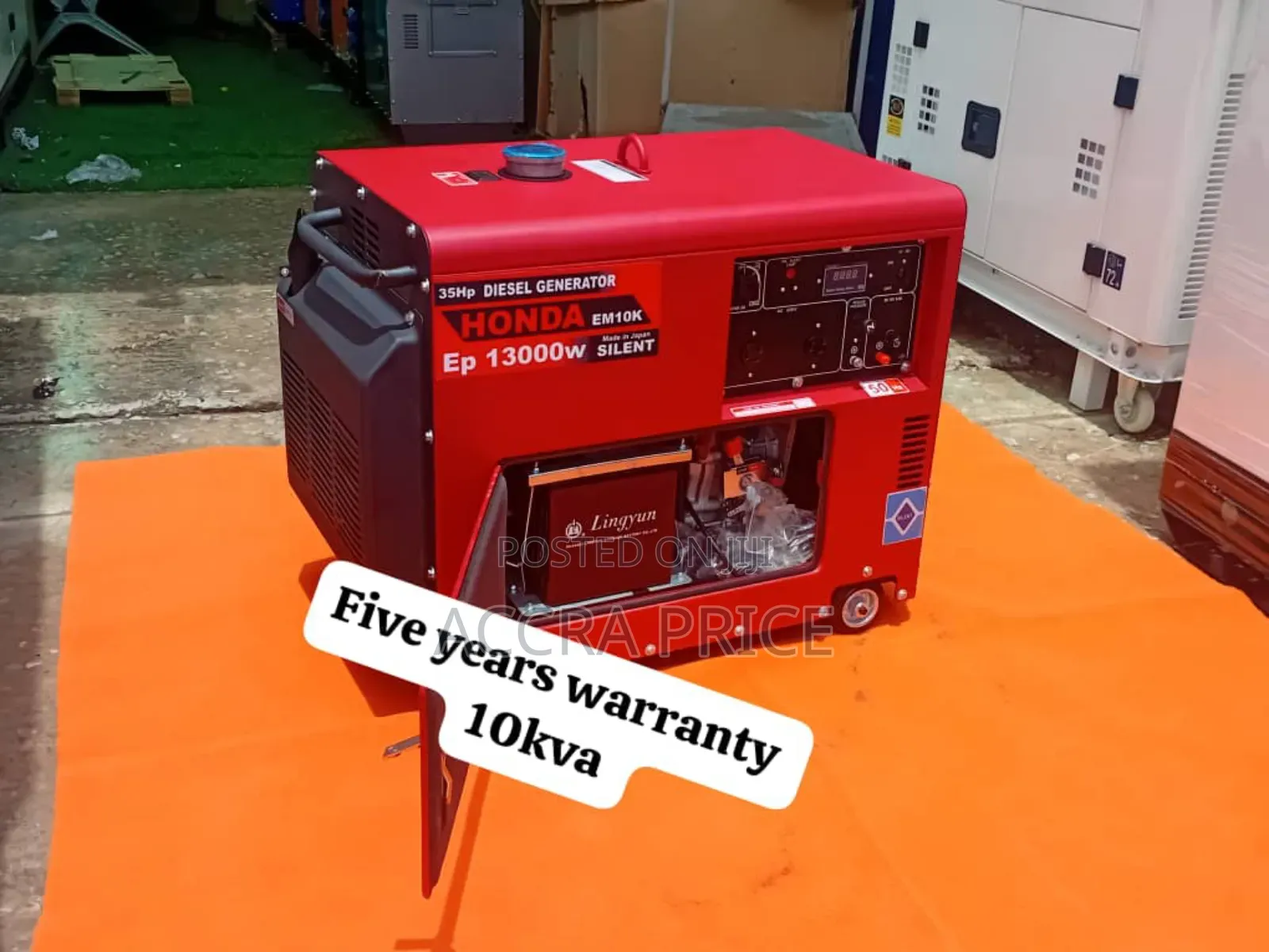 Dependable 10kva Generator Honda Product Diesel Generator in Accra ...