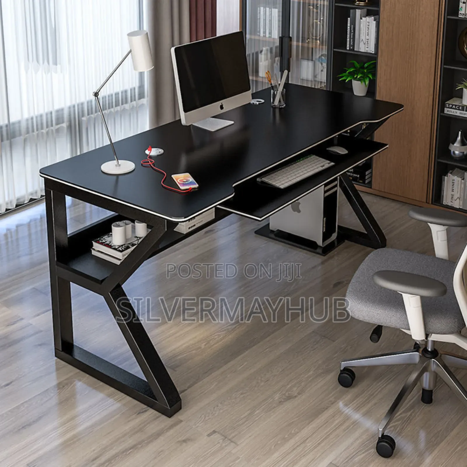Luxury Gaming | Office | Studio Desk With Bookshelf/Keyboard in Nungua ...