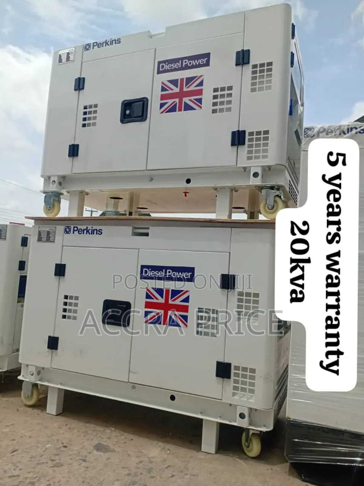 Energy Redefined by Perkins Uk 20kva Diesel Genset Keystart in Accra ...