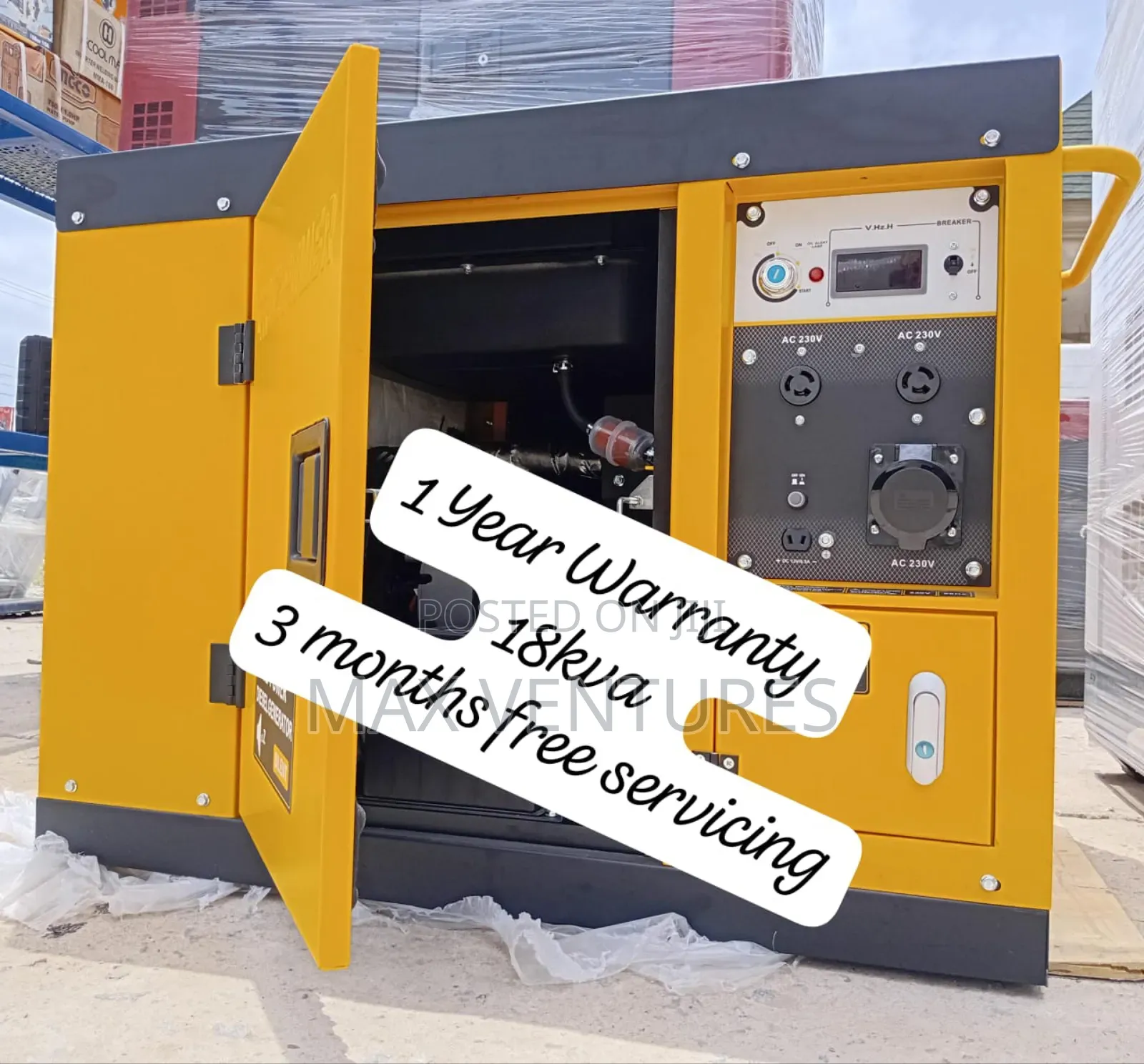 18kva Cruz Diesel Powered Generator Brilliant Energy Supply in Accra ...